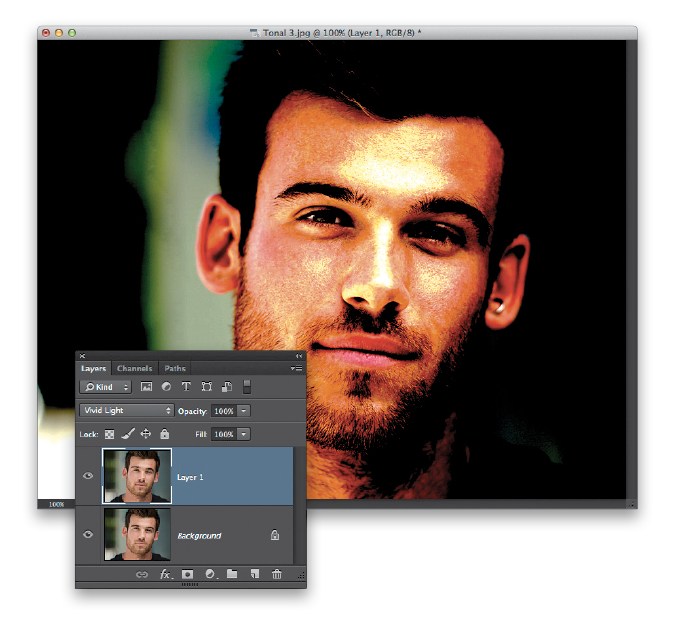 The High-Contrast Portrait Look in Photoshop - Layers