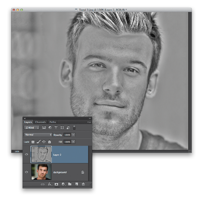 The High-Contrast Portrait Look in Photoshop - Layers