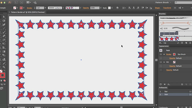 Inside Pattern Brush Borders In Adobe Illustrator CC Layers Magazine